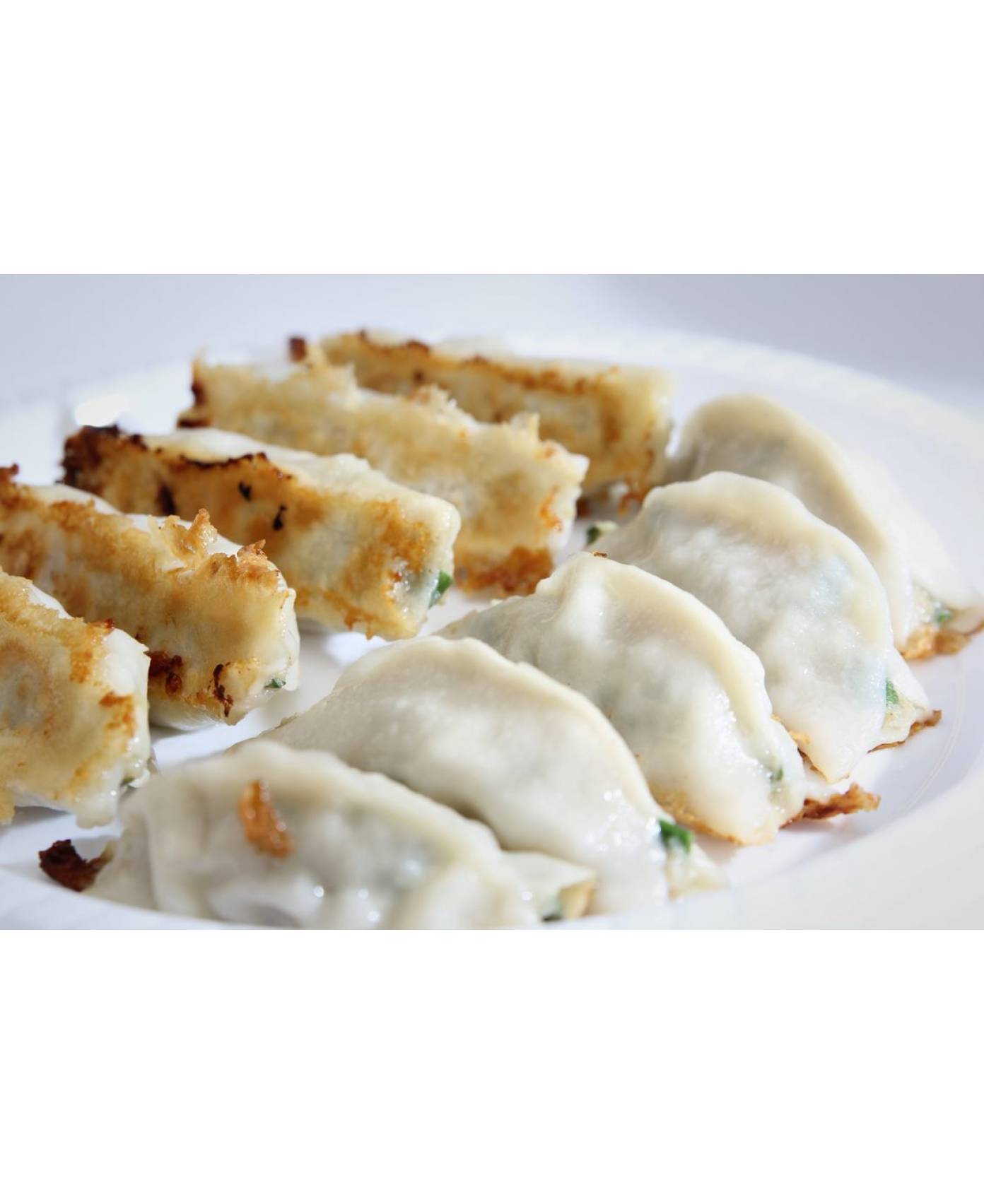 Pan-Fried Pork Chives Dumplings